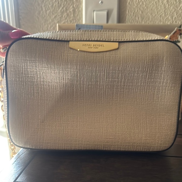 henri bendel | Accessories | Henri Bendel Metallic Gold Shoulder Bag ...